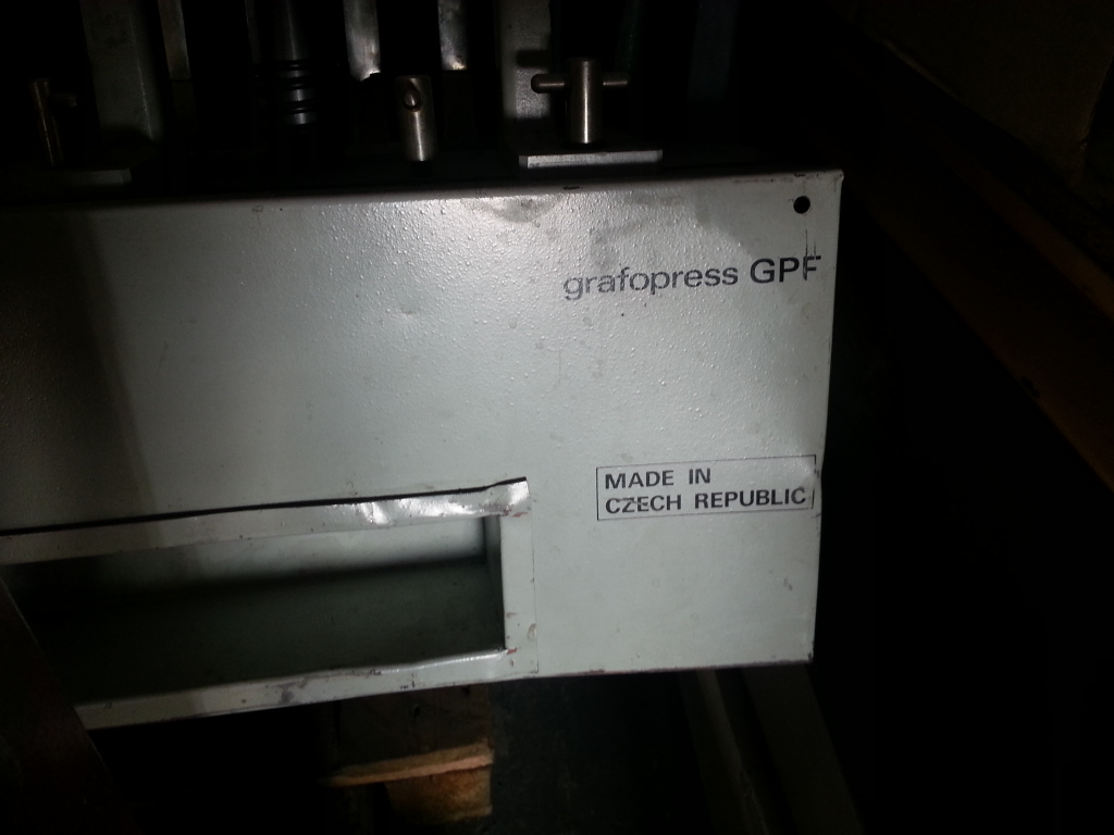 GRAFOPRESS GPF | Machinery Europe